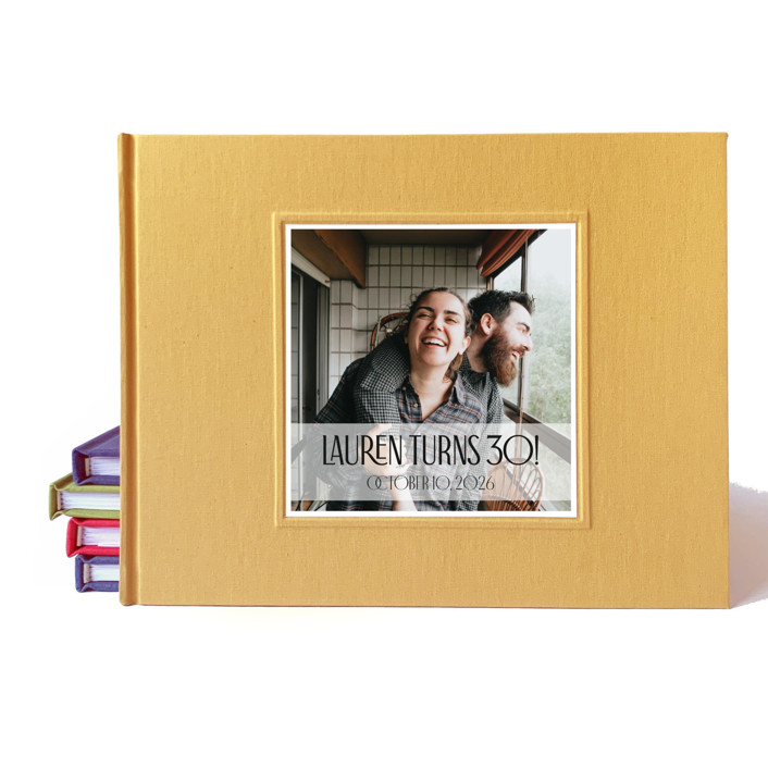 Birthday Party Guest Book | Your Photo or Logo on Cover | Choose Your ...