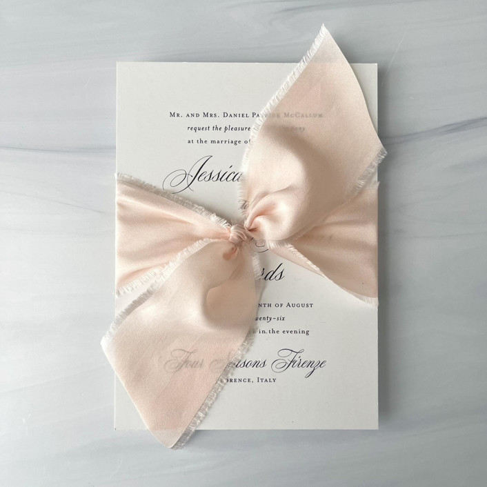 Heirloom Collection Silk Ribbon - Pale Peach 2" Ribbons by Honey Silks ...