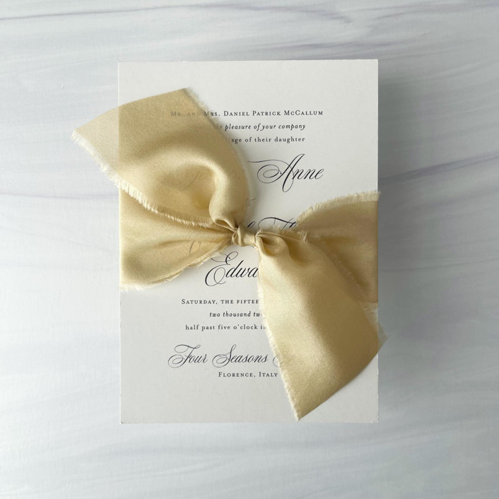 Heirloom Collection Silk Ribbon - Antique Gold 2" x 5 yards Ribbons by ...