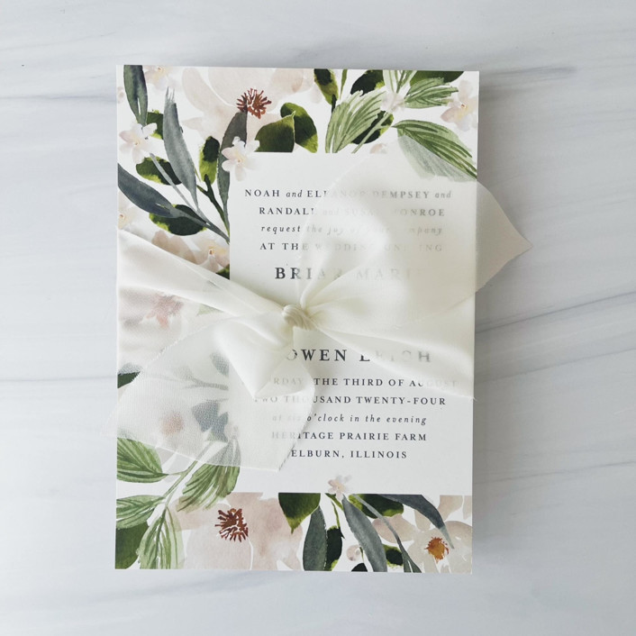 2" Signature Sheer Ribbon - Creamy Off White Ribbons by Honey Silks Co ...