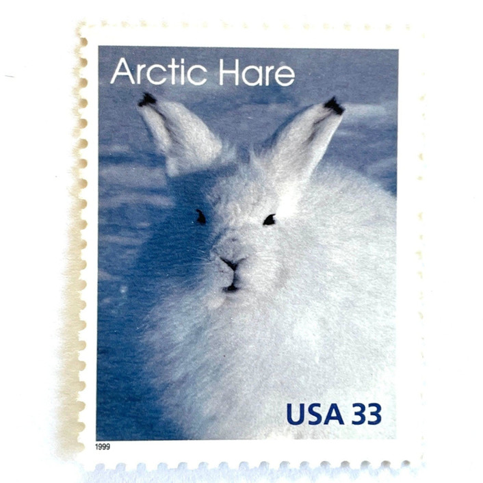"Arctic Hare" Postage Stamps | Arctic Animals Series | Unused USPS ...