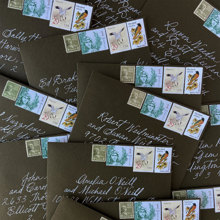 CUSTOM Postage Set (CURRENT + Vintage stamps) // Set of 10 // $1.77 in ...