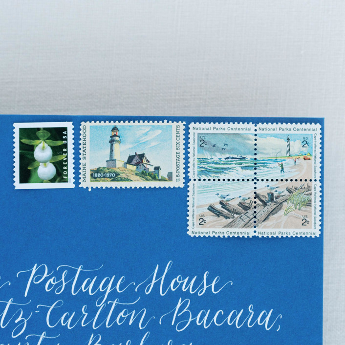 Beach Postage Collection Postage Stamps by Little Postage House | Minted