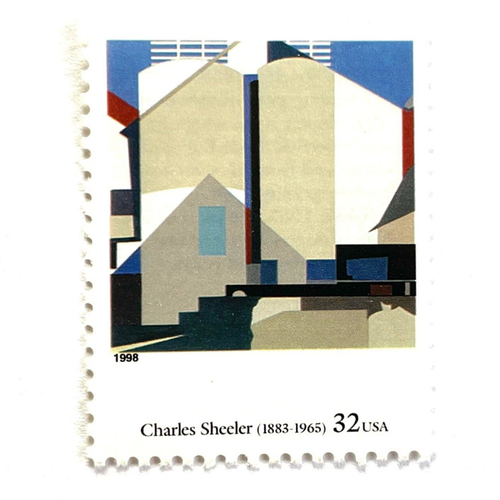 Charles Sheeler's "Two Against the White" Postage Stamps | Four ...