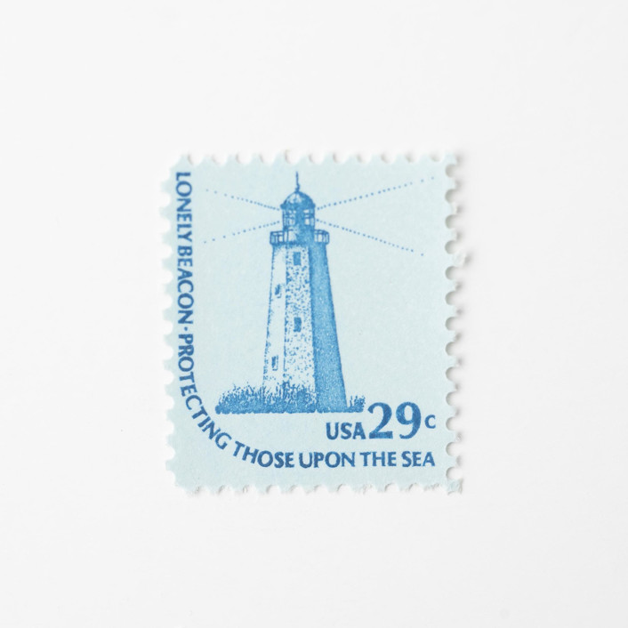 29 Cent Sandy Hook Lighthouse Postage Stamps // Set of 10 // UNUSED ...