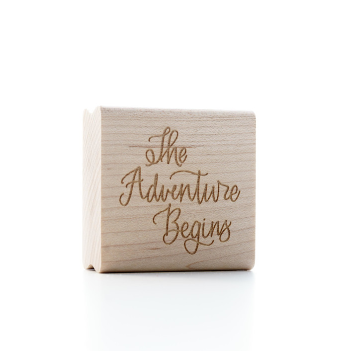 The Adventure Begins Rubber Stamp Postage Stamps by Jennifer Montgomery ...