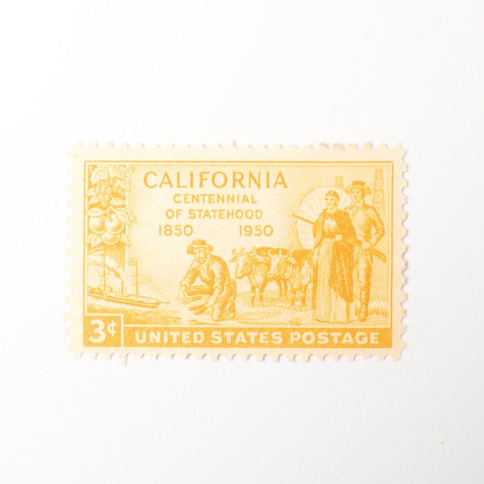 3 Cent California Statehood Stamps // Set of 10 // UNUSED Vintage ...