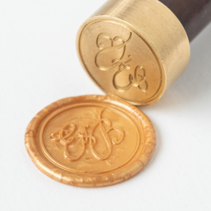 Your Initials on Wax Seal Stickers, Custom Wax Seals | Set of 10 Wax ...