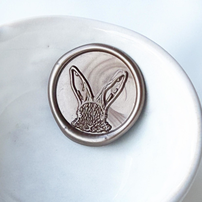 Bunny Ears Wax Seal, Pack of 10, Customizable Color Wax Seals by Abby ...