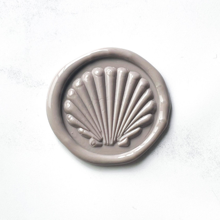 Seashell in Clay Pack of 10 Wax Seals by Abby Choi | Minted
