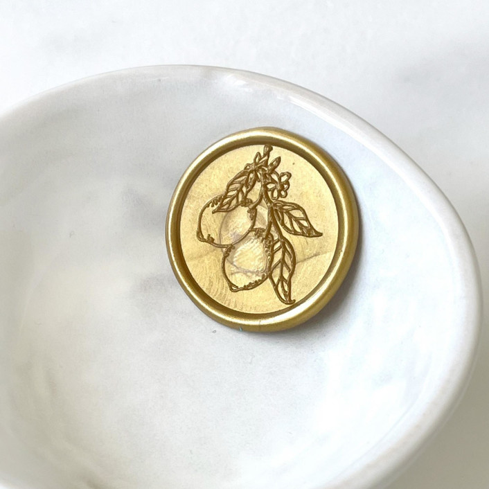 Lemon Wax Seal Pack of 10, Customizable Color Wax Seals by Abby Choi ...