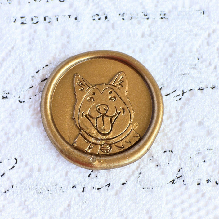 Husky- Customizable Color- Set of 25 Hand-crafted Wax Seals Wax Seals ...