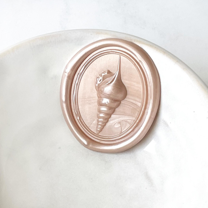 Spindle Shell Wax Seal, Pack of 10, Customizable Color Wax Seals by ...