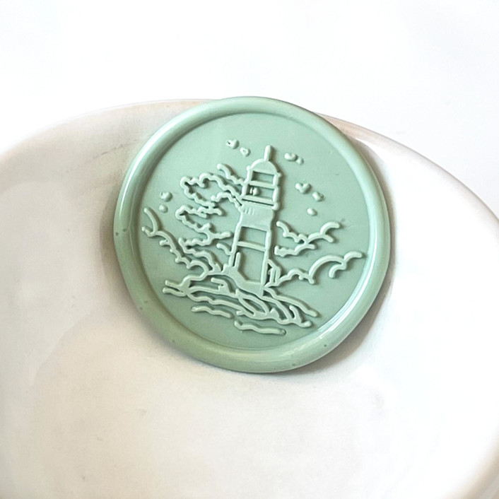 Lighthouse Wax Seal, Pack of 10, Customizable Color Wax Seals by Abby ...