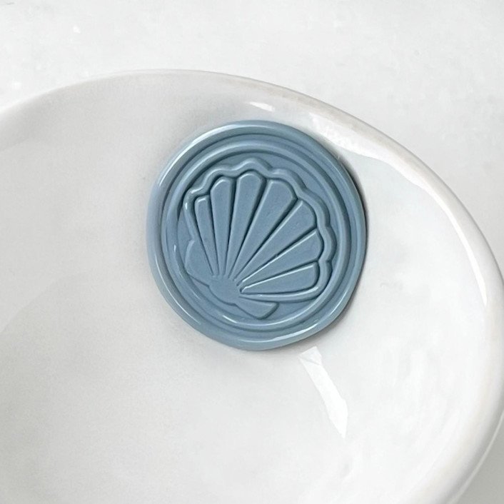 Seashell Wax Seal, Pack of 10, Customizable Color Wax Seals by Abby ...