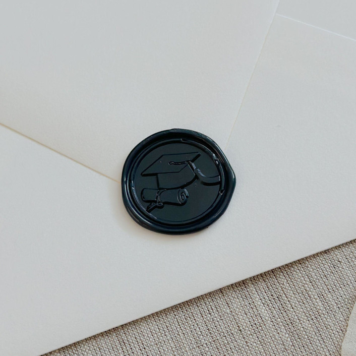 Navy graduation wax seal stickers - Set of 10 Wax Seals by Orchid ...