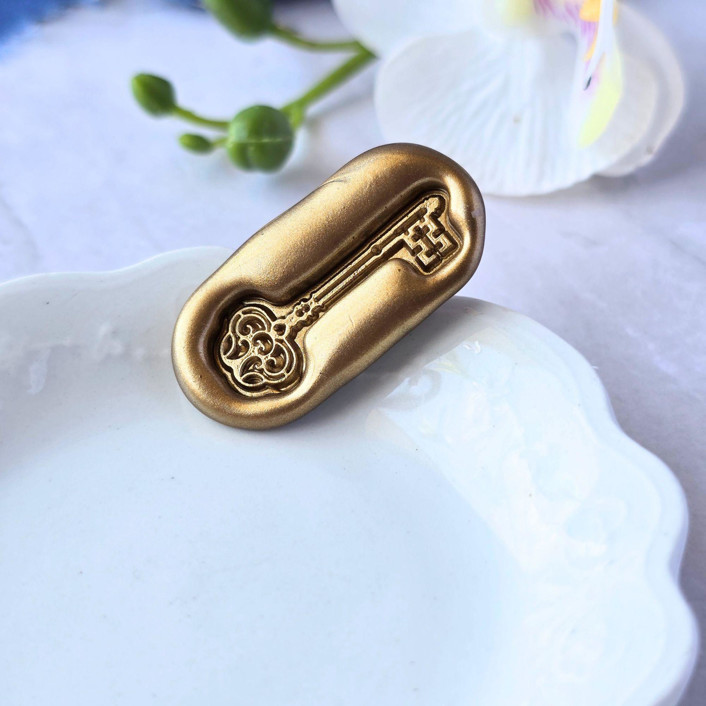 Skeleton Key- Customizable Color- Set of 25 Hand-crafted Wax Seals Wax ...