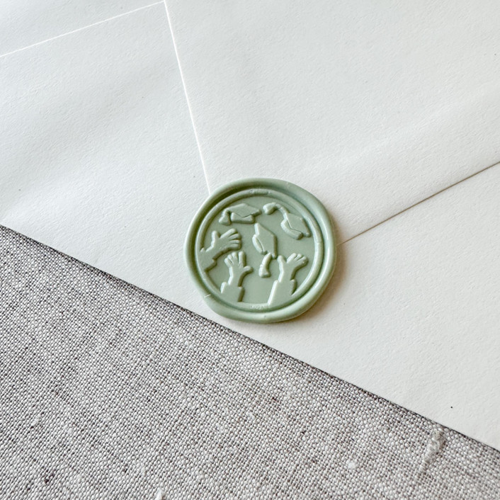 Sage Green graduation wax seal - Graduation cap throw | Set of 10 Wax ...