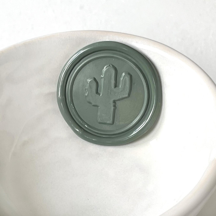Cactus Wax Seal Pack of 10, Customizable Wax Seals by Abby Choi | Minted