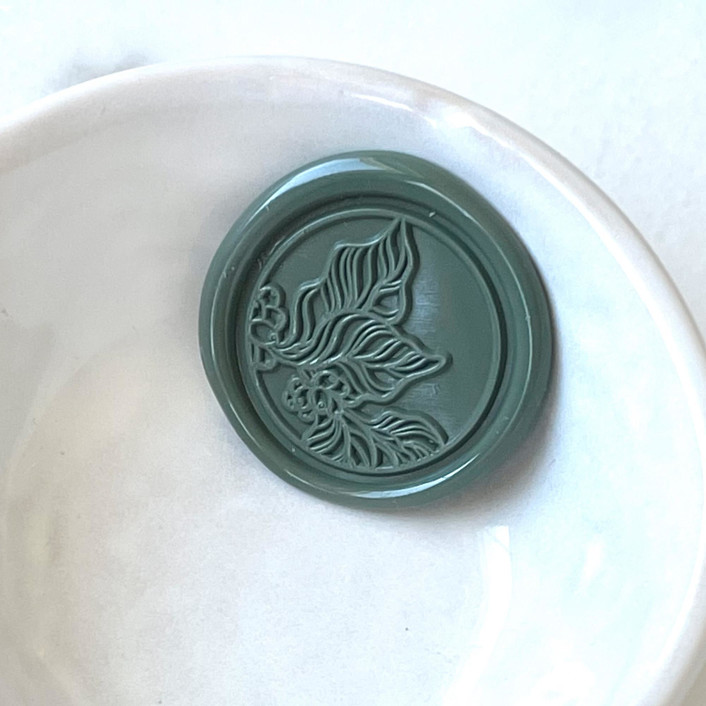 Tropical Leaves Wax Seal Pack of 10, Customizable Wax Seals by Abby ...