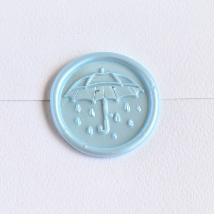 April Showers- Customizable Color- Set of 25 Hand-crafted Wax Seals Wax ...