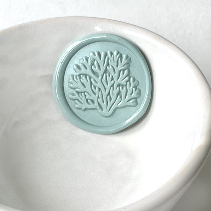 Coral Wax Seal Pack of 10, Customizable Color Wax Seals by Abby Choi ...