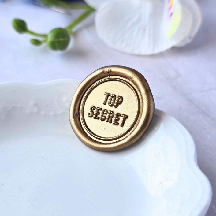 Top Secret- Customizable Color- Set of 25 Hand-crafted Wax Seals Wax ...