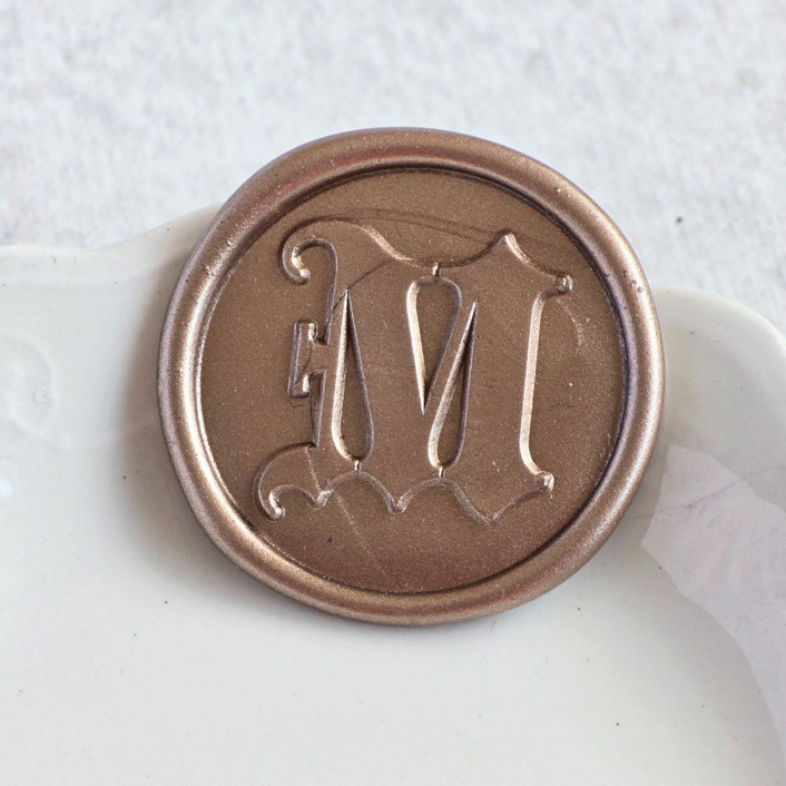 Old English Monogram (A-Z)- Customizable Color- Set of 25 Hand-crafted ...