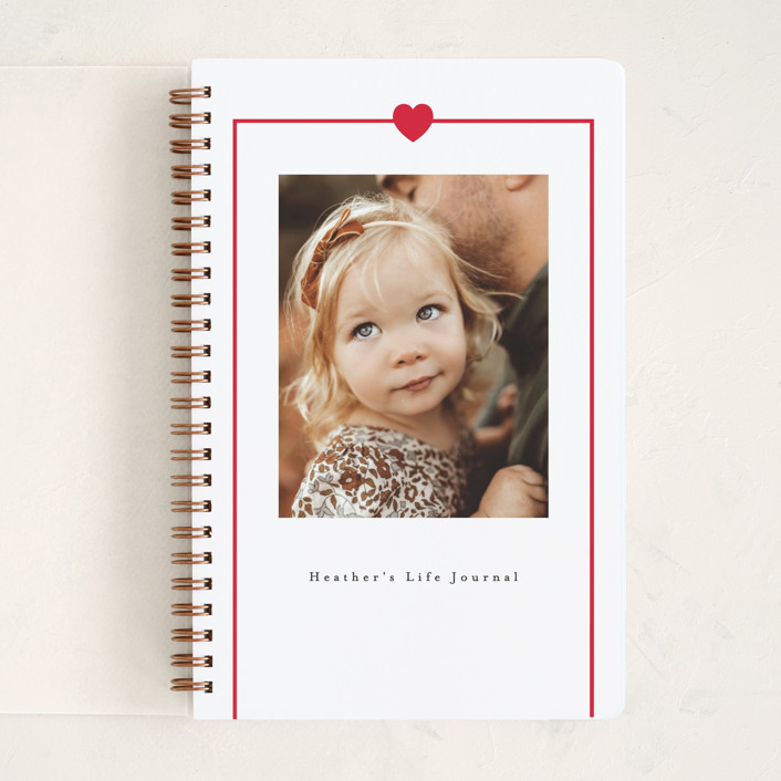 Simple Heart Journals and Planners by AK Graphics | Minted