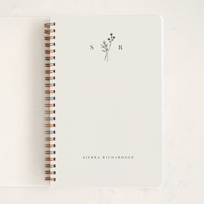 Botanical Monogram Journals and Planners by Kelly Schmidt | Minted