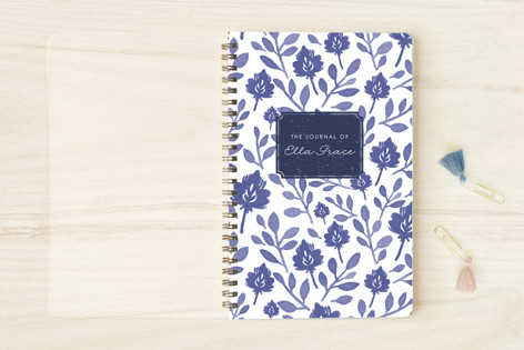 Falling Flowers Notebooks by Paper Raven Co. | Minted
