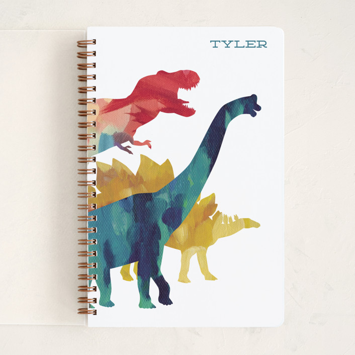 Dinosaur Stomp Journals and Planners by Holly Whitcomb | Minted