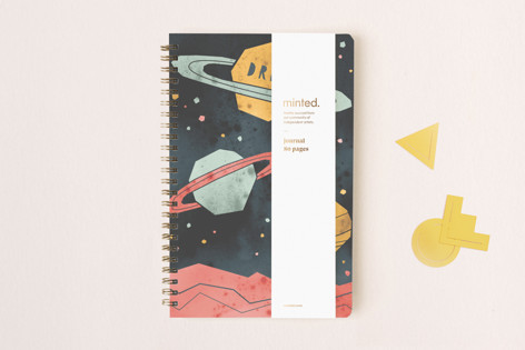 Space Planets Notebooks, Day Planners, or Address ... | Minted