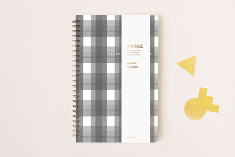 Plaid Paper Notebooks, Day Planners, or Address Bo... | Minted