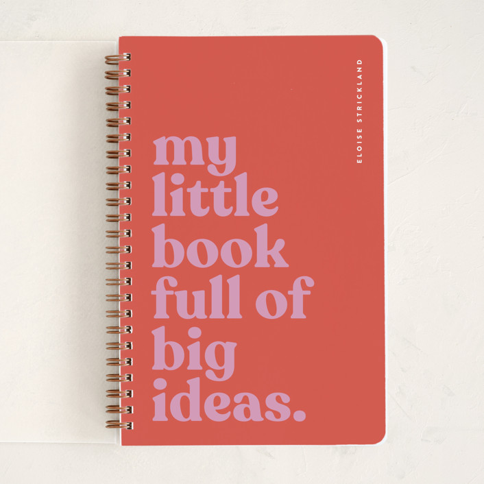 Big idea Book Journals and Planners by Jessica Corliss | Minted