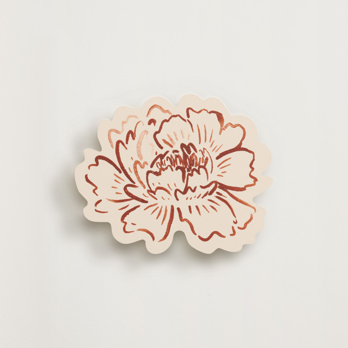 Floral Doodles Novelty Enclosure Cards by Claudia Orengo | Minted