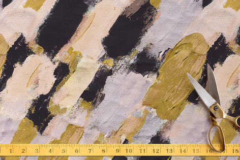 Rushing for Blush Fabric by Ash Sta. Teresa | Minted