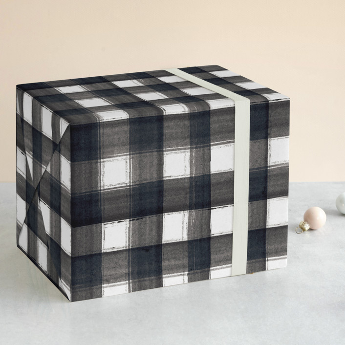 Buffalo Check Wrapping Paper Sheets by Rebecca Daublin | Minted