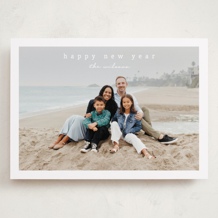 Simplest border Grand Holiday Cards by Stacey Meacham | Minted