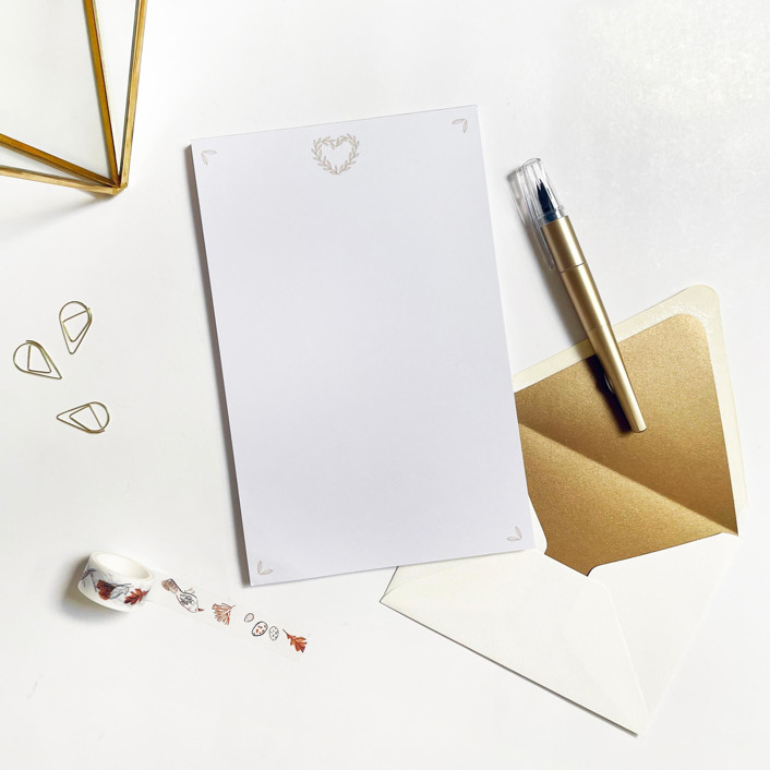 Wild at Heart Notepad Notepad by Jessica Cunningham | Minted