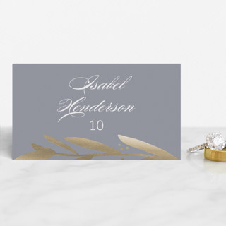 Florabel Foil-Pressed Place Cards by Olivia Raufma... | Minted