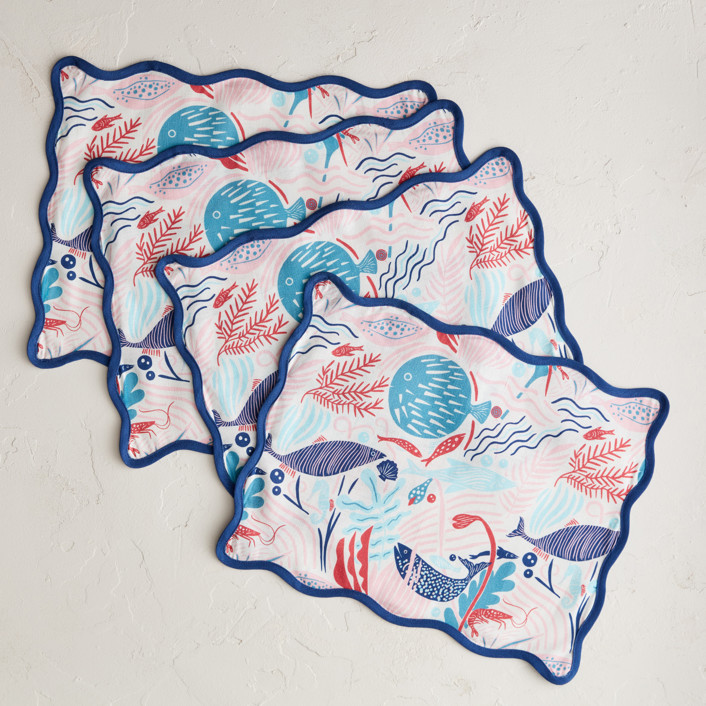 Fish In The Sea Placemats by Morgan Ramberg | Minted