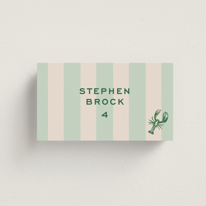 Rhode Place Cards - Fish by Megan Davis | Minted
