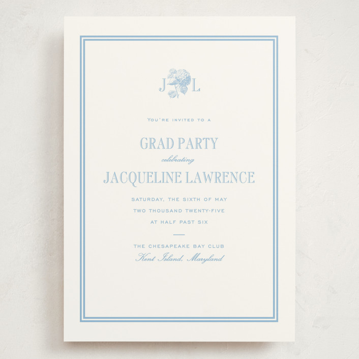 Cheseapeake Grand Graduation Party Invitations by Megan Davis | Minted