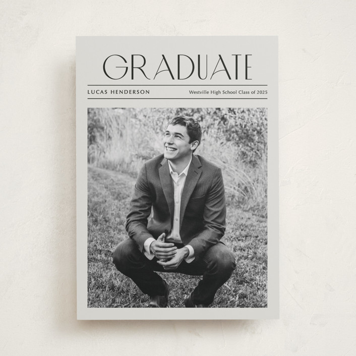newspaper Graduation Announcements by Kaydi Bishop | Minted