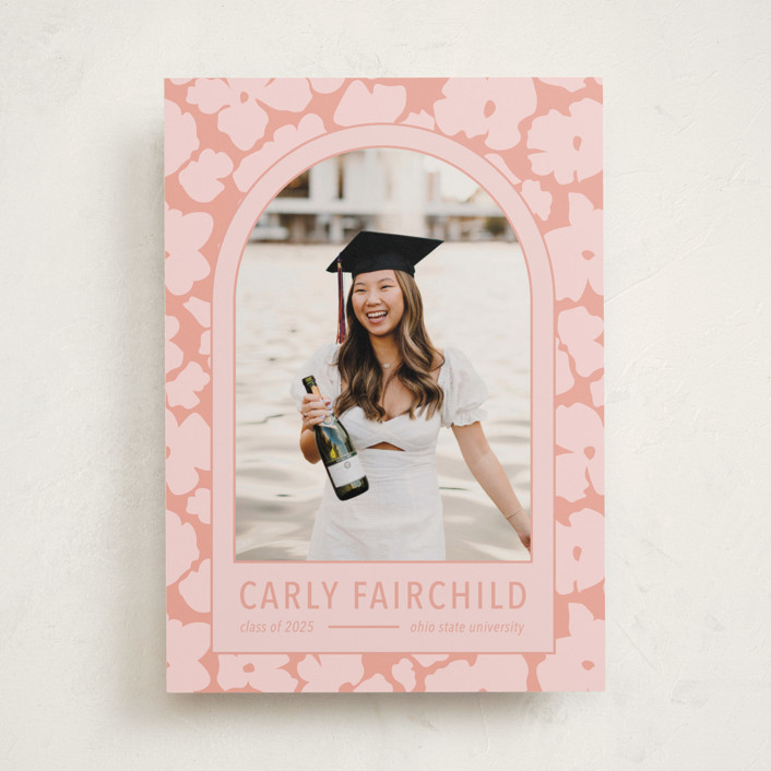 Pink Graduation Announcement Graduation Announcements by Aubrey ...