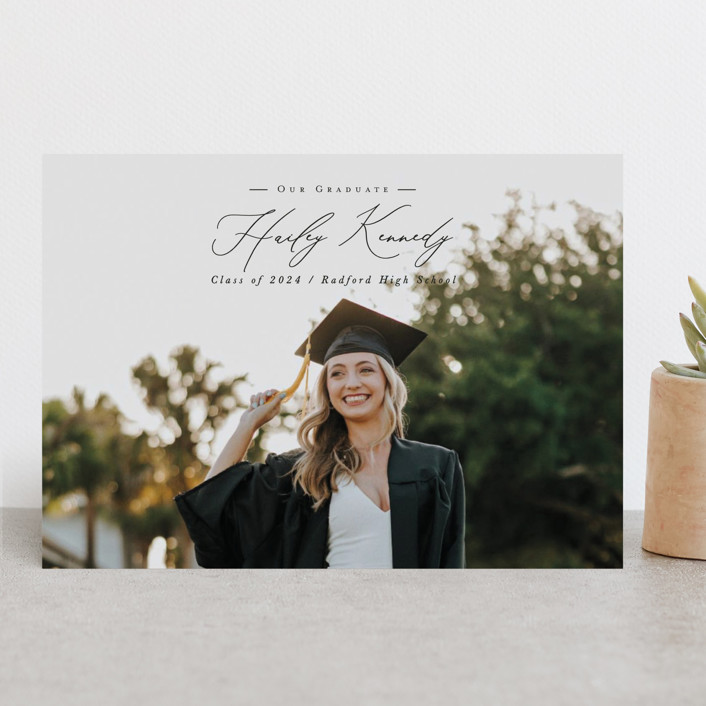Timeless Classic Graduation Announcements by Brandy Folse | Minted