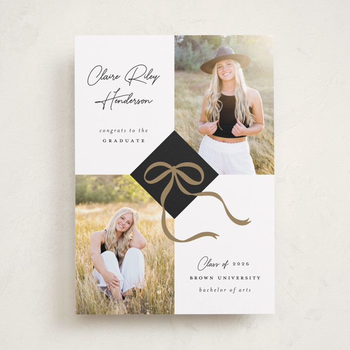 Sweet Grad Cap Graduation Announcements by Paper Raven Co. | Minted