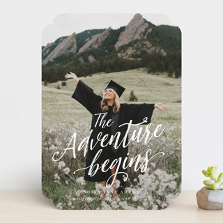 The Adventure Awaits Graduation Announcements by T... | Minted