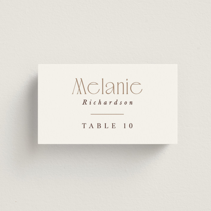 Modern Romance Place Cards by Hooray Creative | Minted